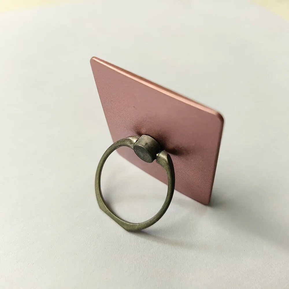 Держатель для кольца на палец смартфона для мобильного телефона, детали для смартфона, кольцо для сотового смартфона, прозрачная подставка для зажима Rose gold