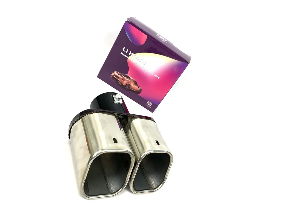 Насадка на глушитель LI HONG A206X, универсальная, серебристая