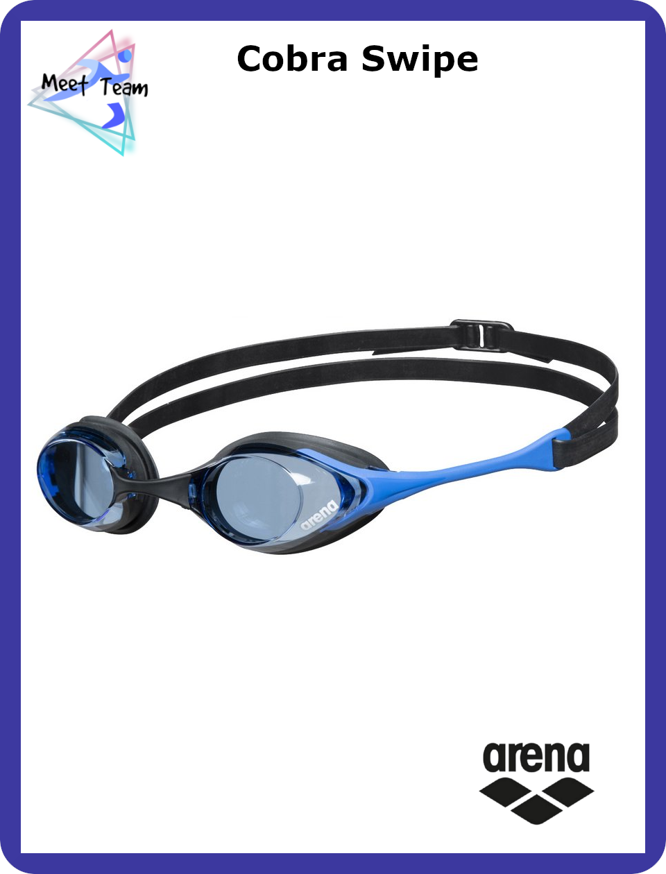 Очки Arena COBRA SWIPE , черно-синий