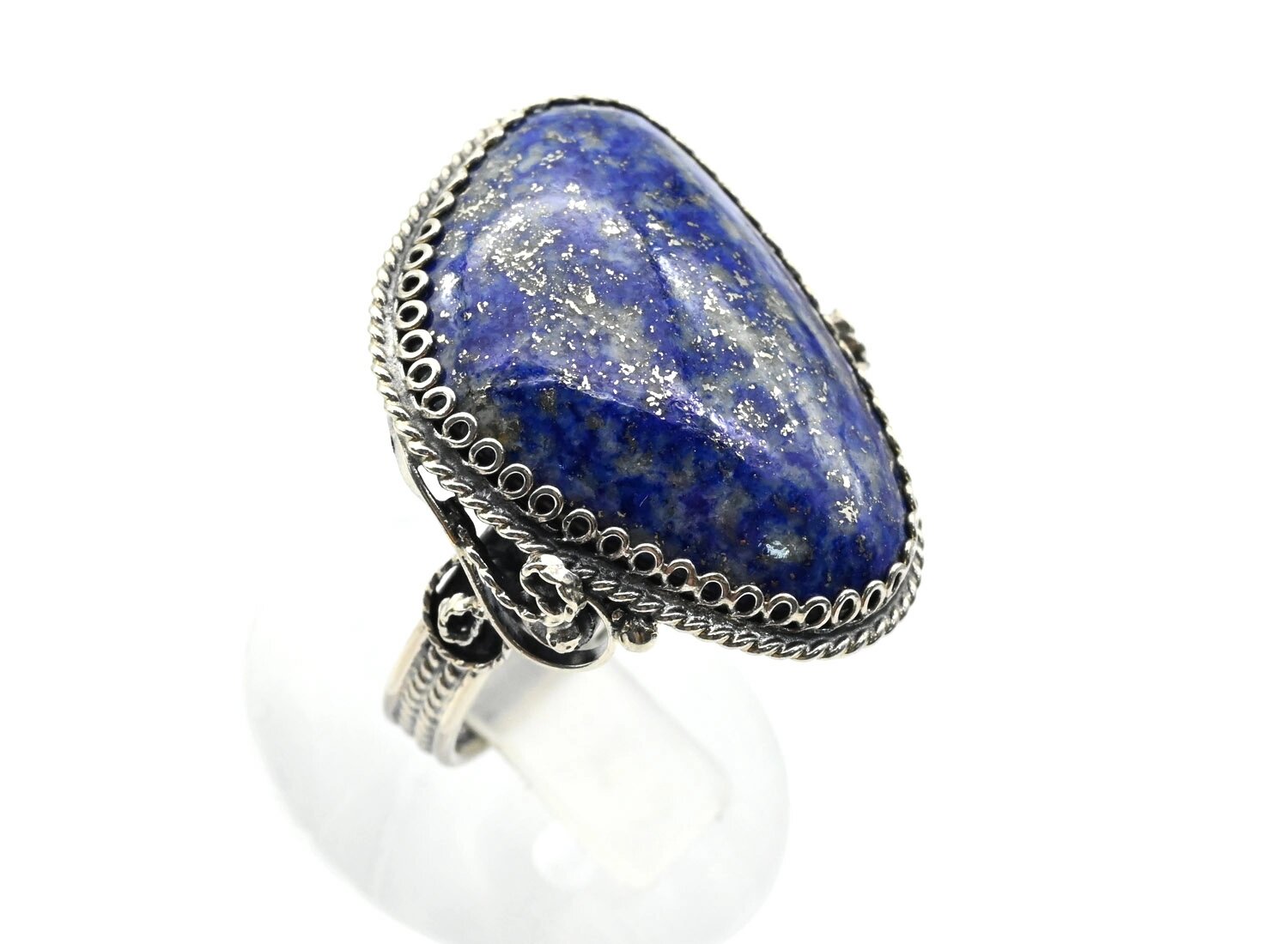 Кольцо, лазурит