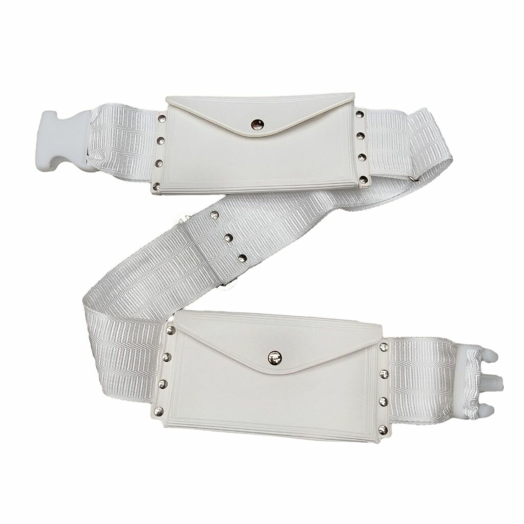 (1 шт.) Мужские заклепки Saudi Dubai из ткани Оксфорд Белый с заклепками, 110 л