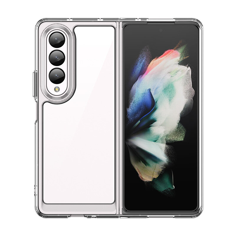 Чехол, для Samsung Z Fold 4, прозрачный, акриловый
