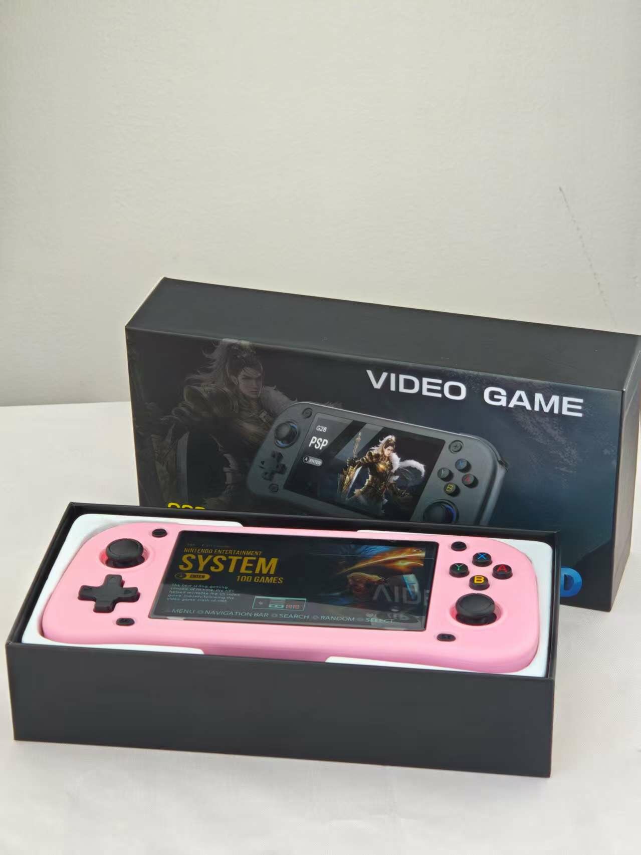 Кросс-бордерный популярный G28 открытый исходный код портативная консоль HD с большим экраном PSP портативная игровая консоль аркадная IPS игровая консоль, подключаемая к электричеству