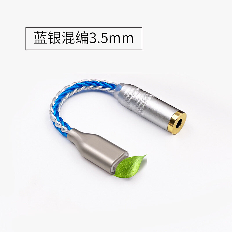 Для Apple Lightning до 3,5 2,5 4,4 мм гарнитура аудио адаптер декодирование наушников Iphone Сине-серебристый смешанный