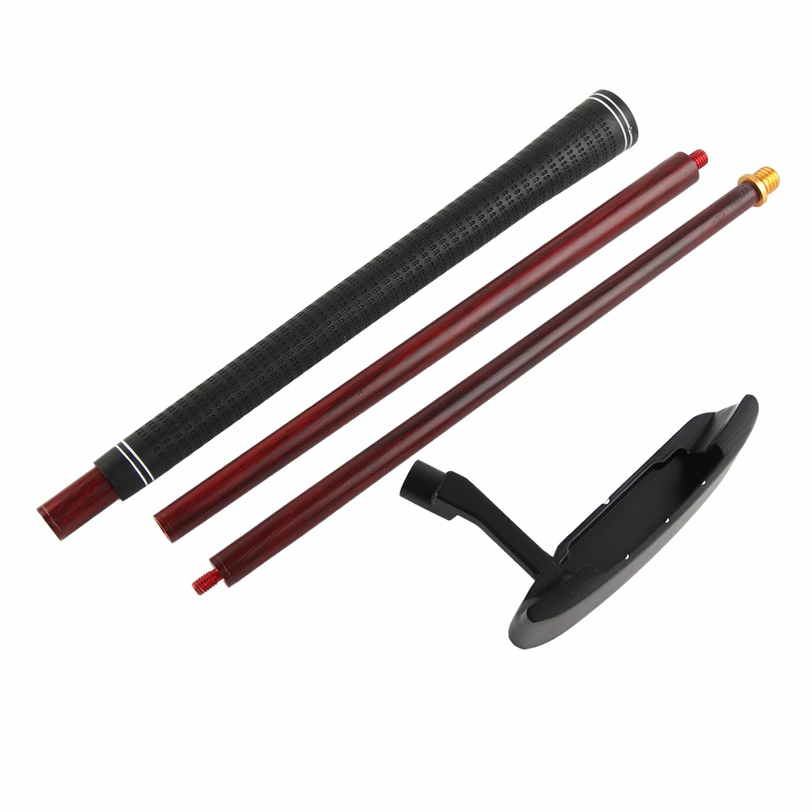 Правосторонний толкатель клюшки для гольфа из палисандра, 3-секционный узел, простой в установке аксессуар для клюшек для гольфа, высококачественная деревянная конструкция