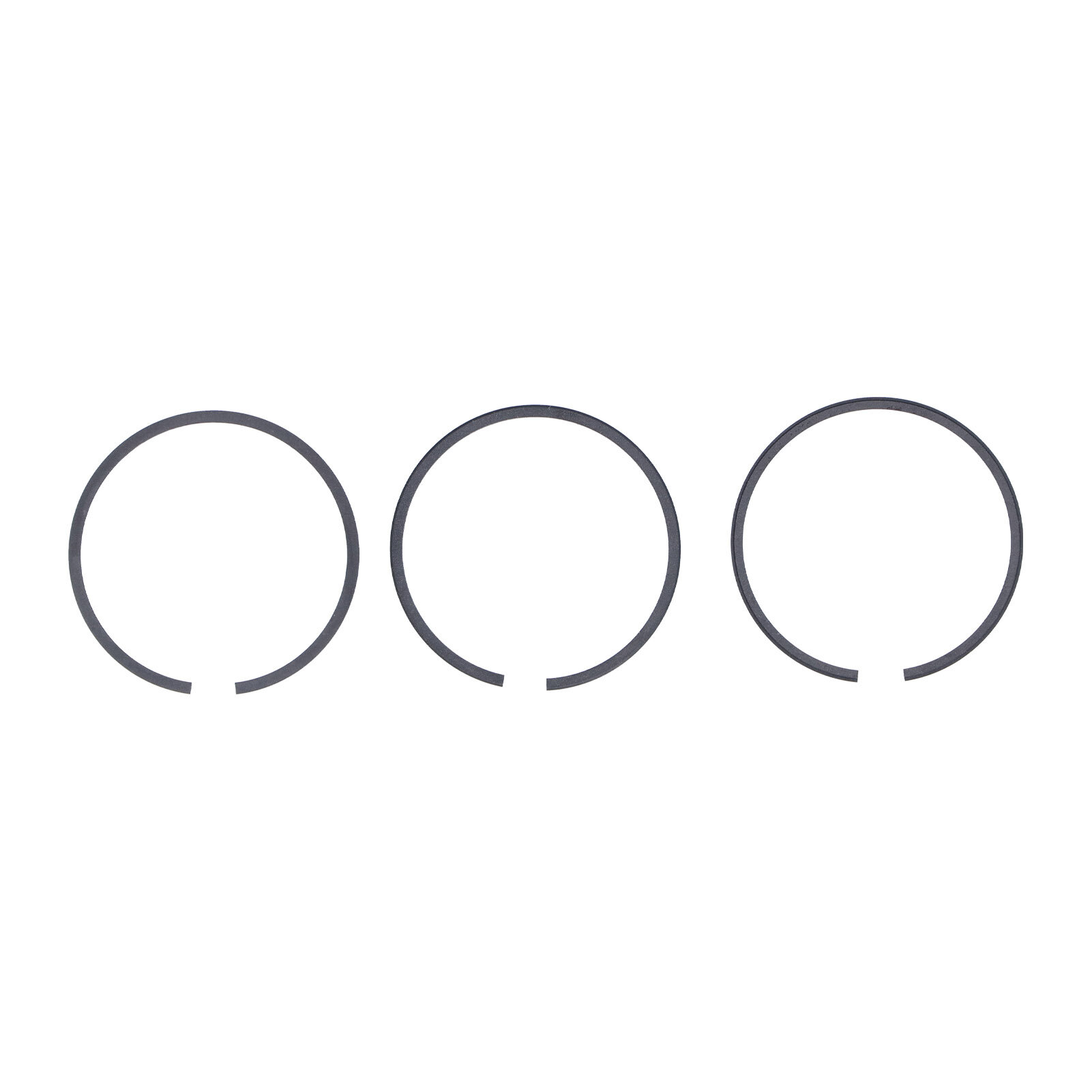 3Pcs Air Compressor Piston Ring 47mm Metal 3P Accessory Replacement Part Set Kit for OTS