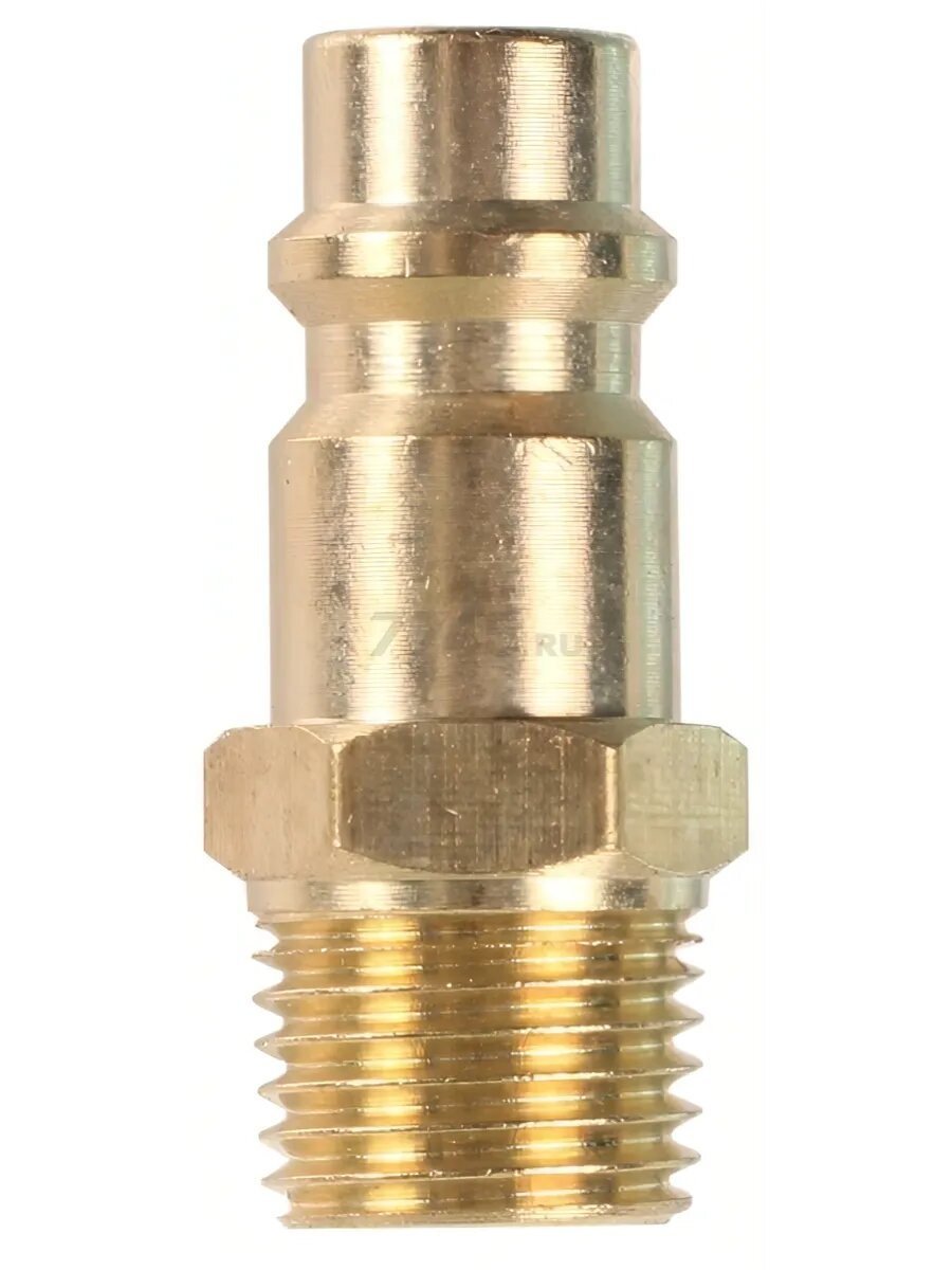 Фитинг пневматический быстросъем папа-наружная резьба G1/4 латунь ECO (AB-M/MT14F)