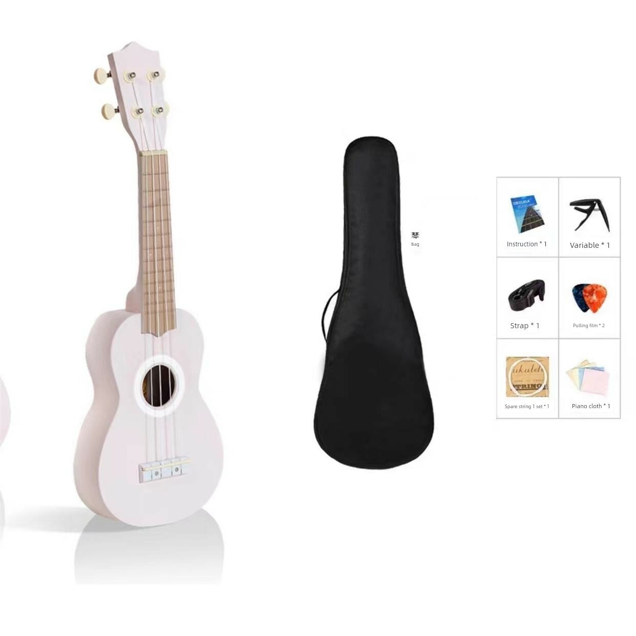 Укулеле 21inch для начинающих, подходит для мальчиков и девочек, высококачественный внешний вид, детское укулеле,