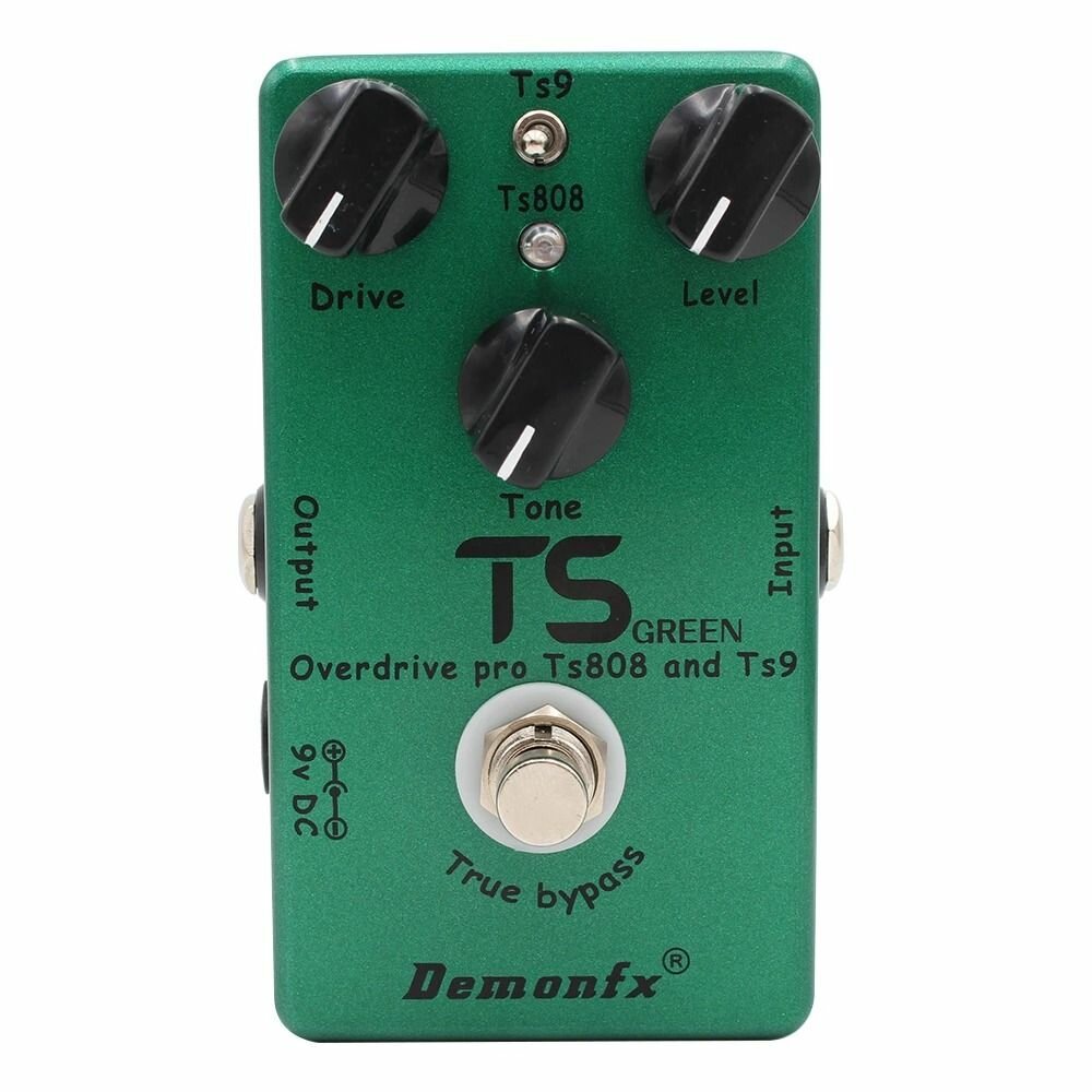 Demonfox Tube Scream Guitar Effects Overdrive Combo Pedal Для Электрогитары Овердрайв И True Buypass С Эффектами Дисторшн