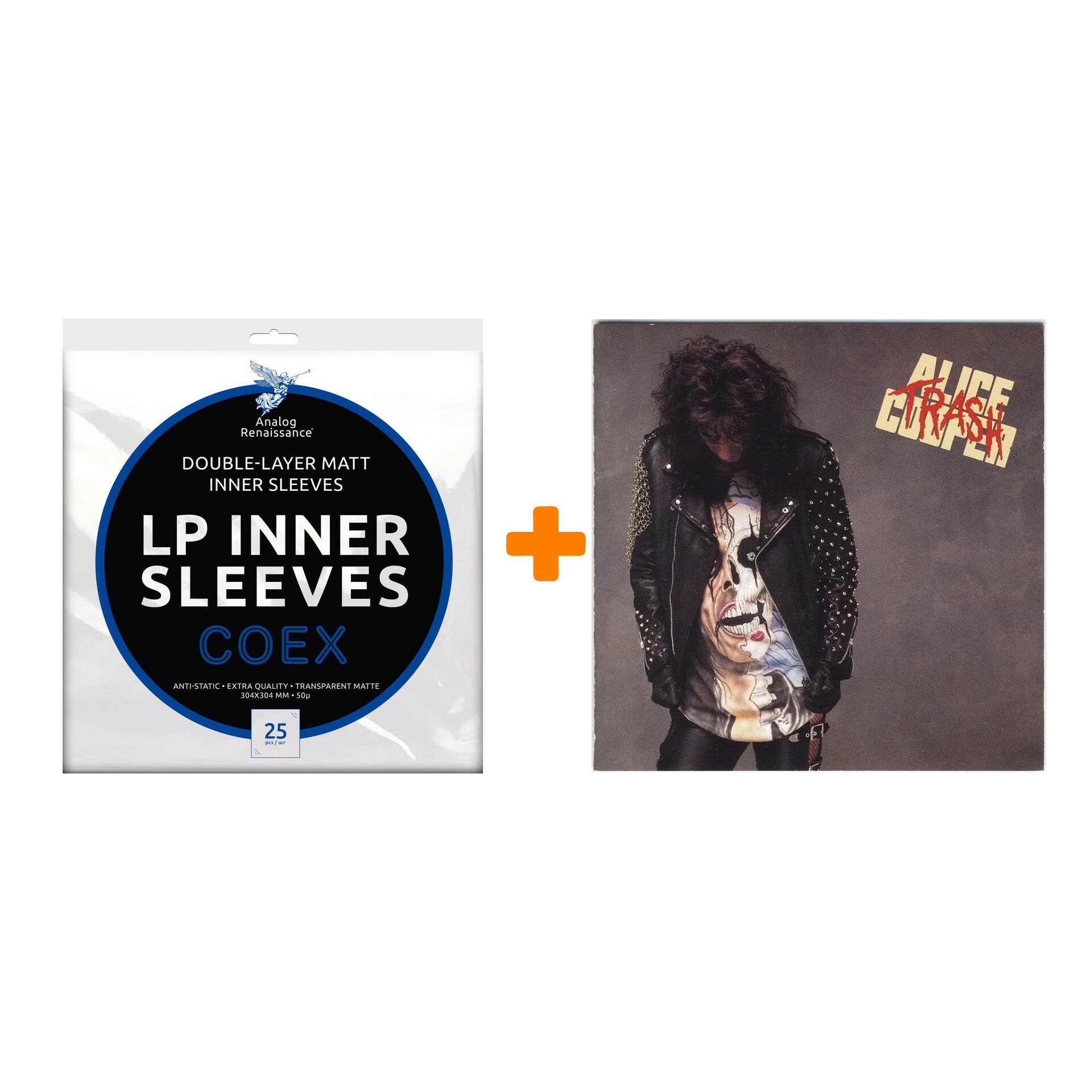 COOPER ALICE Trash LP + Конверты внутренние COEX для грампластинок 12" 25шт Набор
