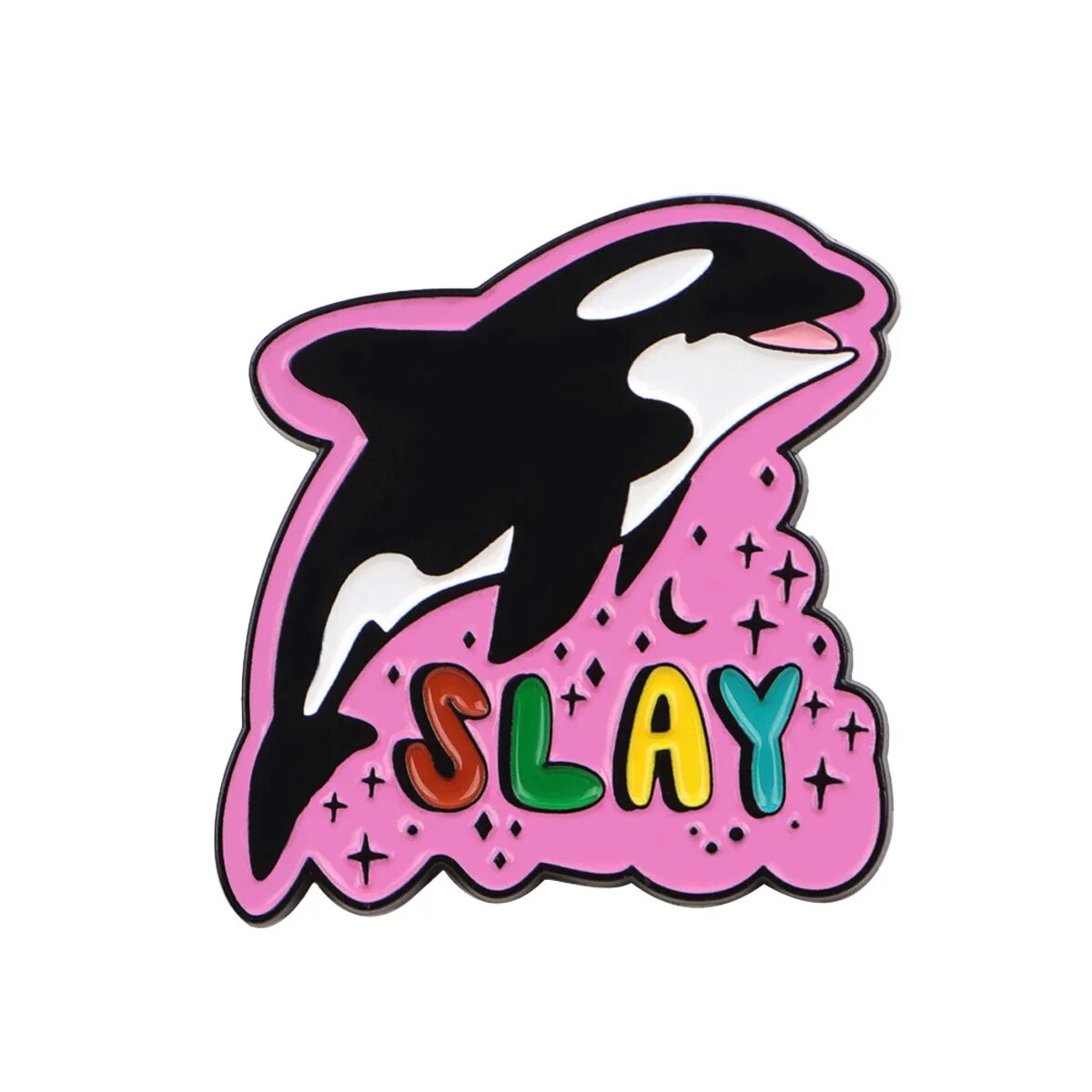 Булавка "Орка Slay", черная, цвет 26