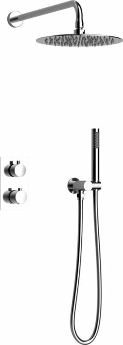 Душевой комплект AltroBagno Unione 040407 Cr, С внутренней частью, хром