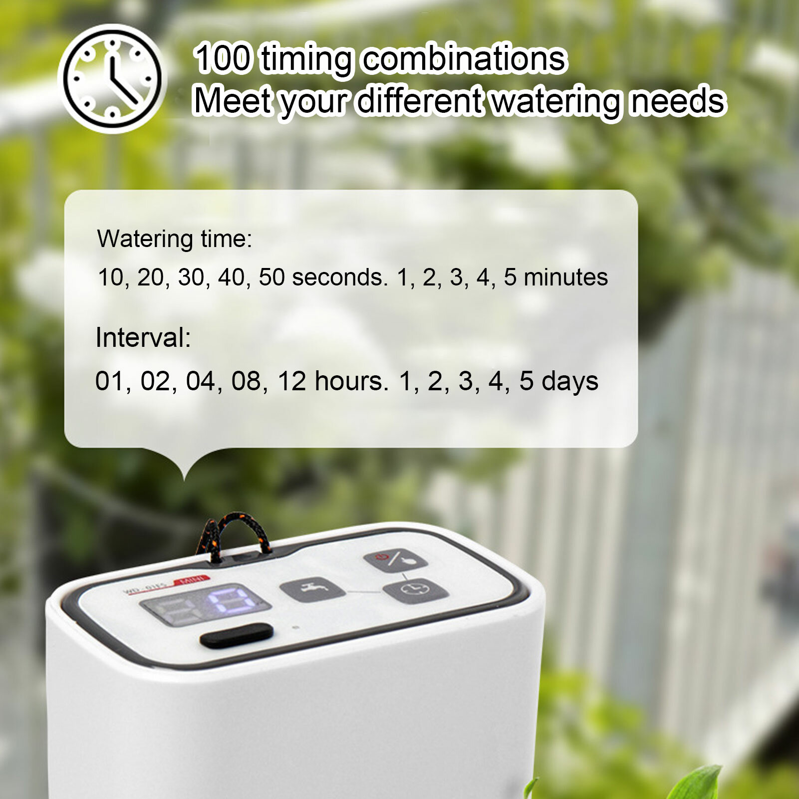 Автоматическая система полива с низким уровнем шума, цифровой программируемый таймер подачи воды, комплект для автоматического капельного полива для 6 горшечных растений