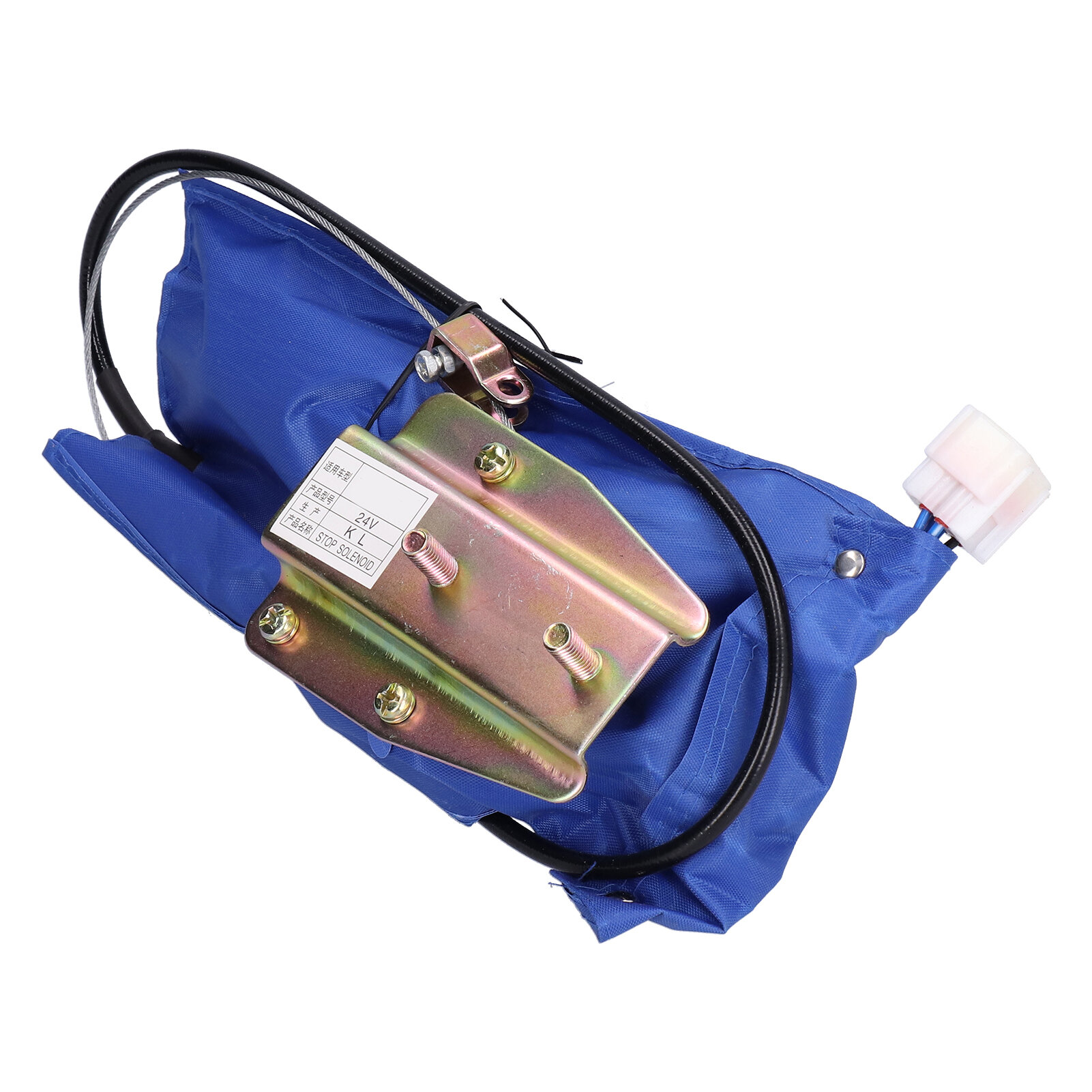 Электромагнит остановки двигателя 24V 1м для экскаватора