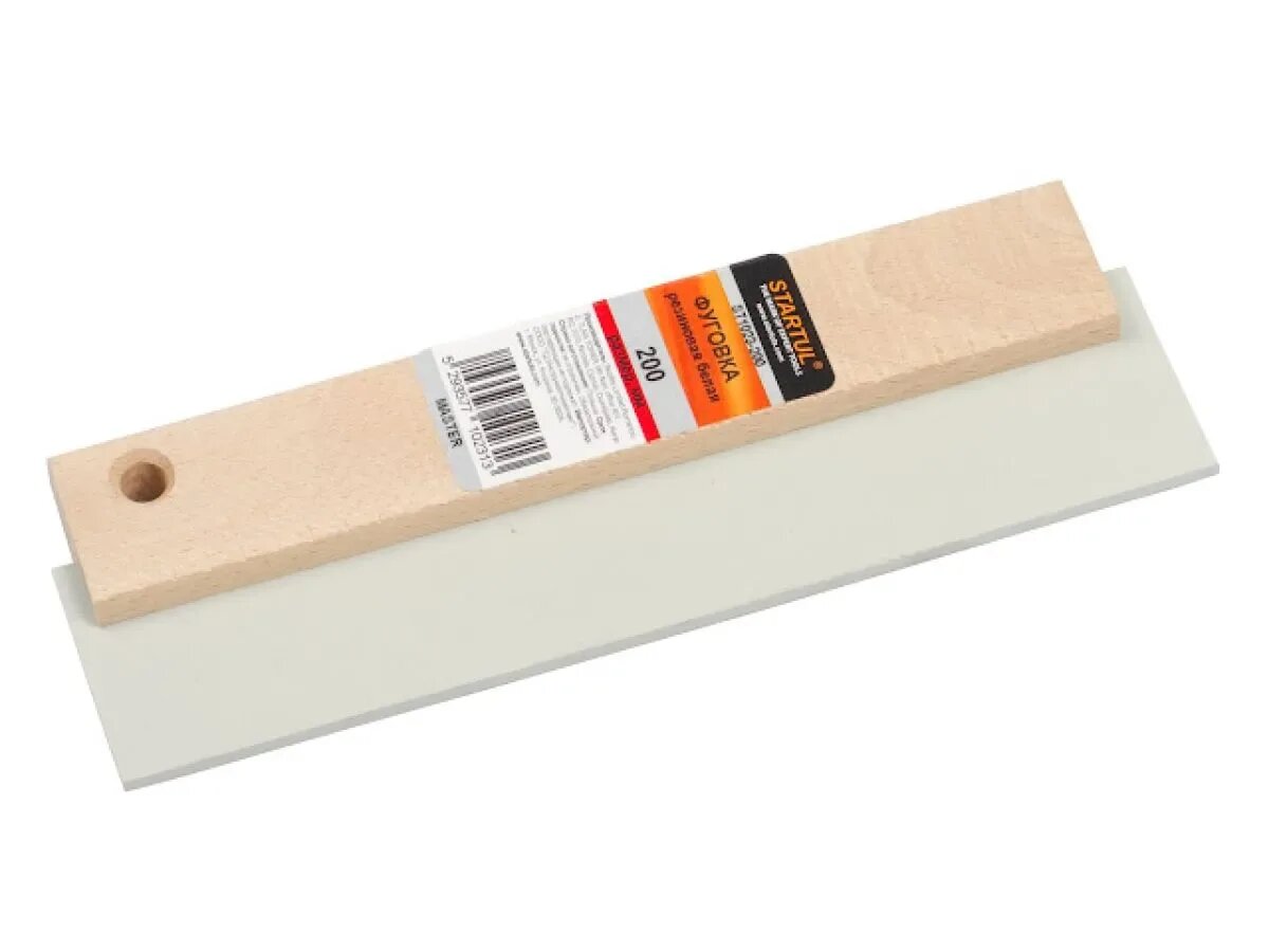Фуговка STARTUL ST1023-200, для затирки, резиновая, рабочая часть 20 см, белая