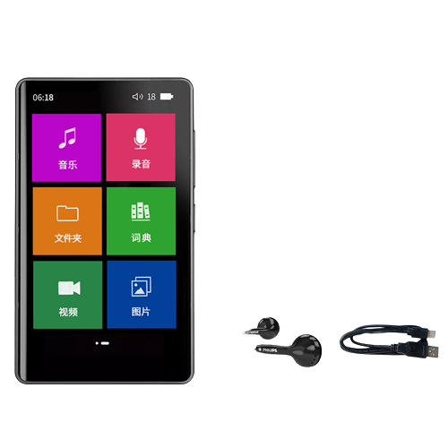 MP3/MP4 плеер PHILIPS sa5016 Bluetooth внешняя версия, черный