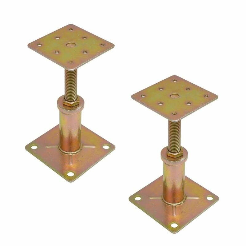 Оцинкованная регулируемая опорная рама приподнятой колонны из 2 частей крыши-A