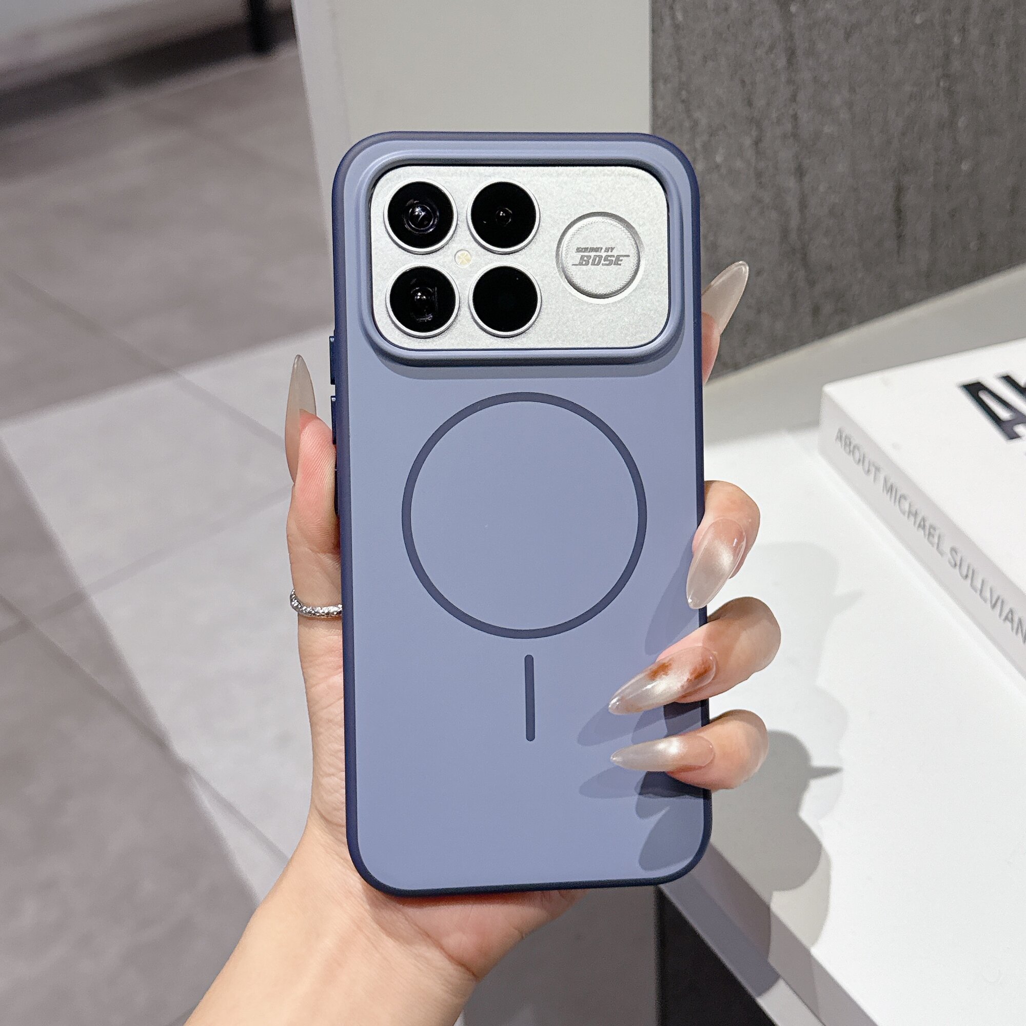 Чехол Для Poco F8 Ultra/Сяоми Поко F8 ультра, soft touch, чехол-кардиомонитор, поликарбонат (PC), защита камеры, ударопрочный, усиленные углы, Xiaomi, Poco F8 Ultra, blue,