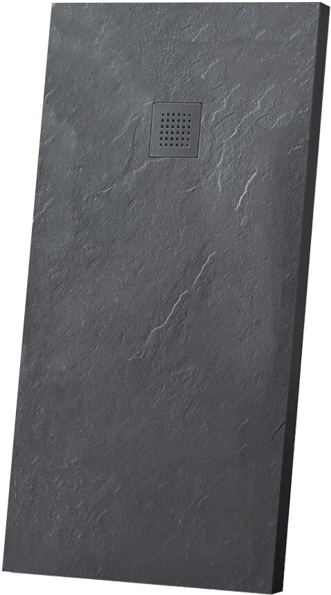 Поддон для душа Vincea VST-4SR9010A 100x90 антрацит, с сифоном