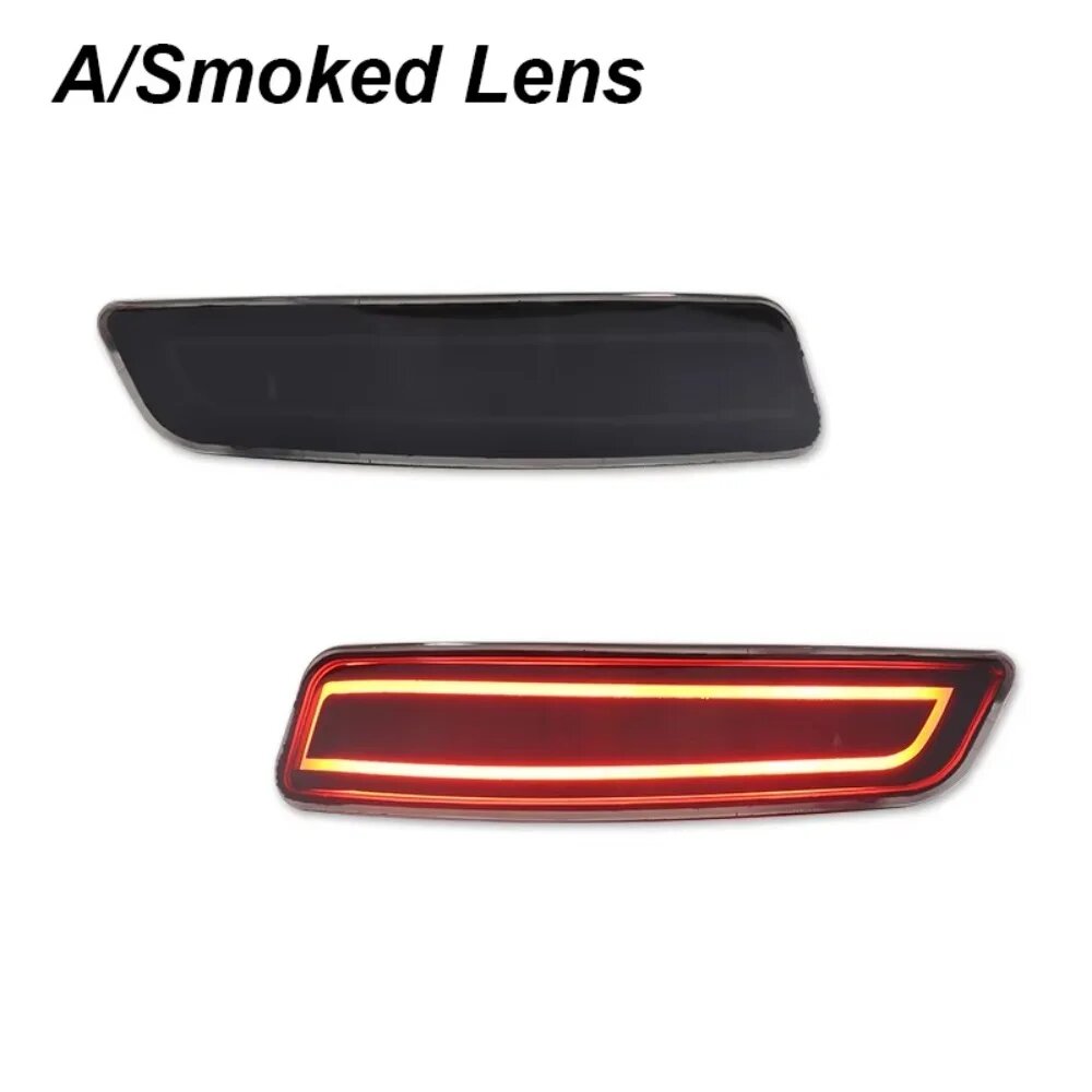 Светодиодный отражатель заднего бампера, задние/тормозные фонари, задние противотуманные фары и указатель поворота для Toyota Corolla для Lexus GS 450h 350 200t ES350 A Smoked Lens