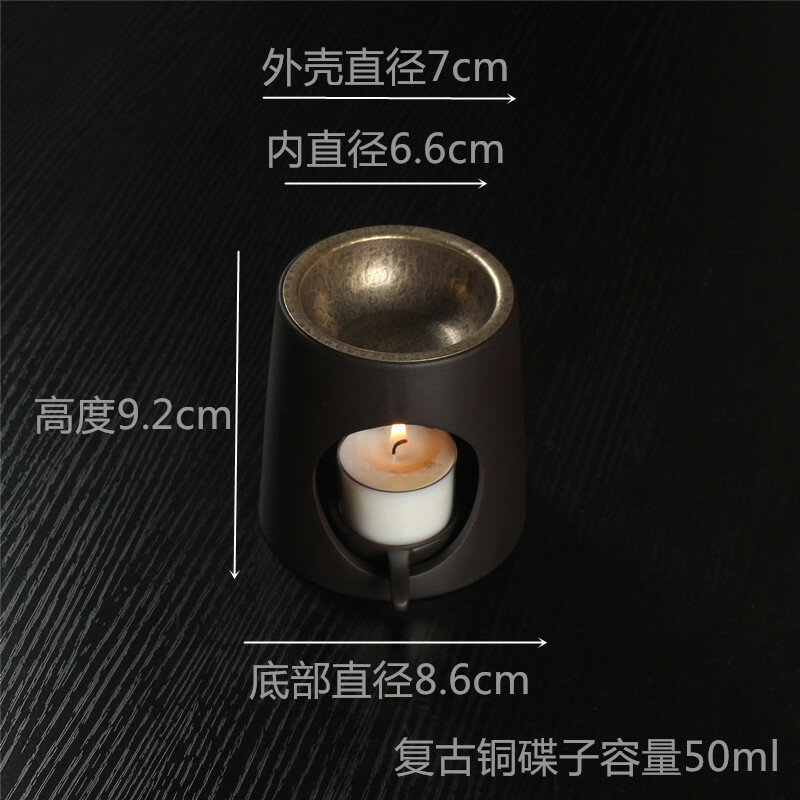 Керамический ароматический горелка для домашнего использования, внутренний обогреватель эфирных масел, свечная горелка, лампа для кофейного порошка, диффузор аромата сандалового порошка