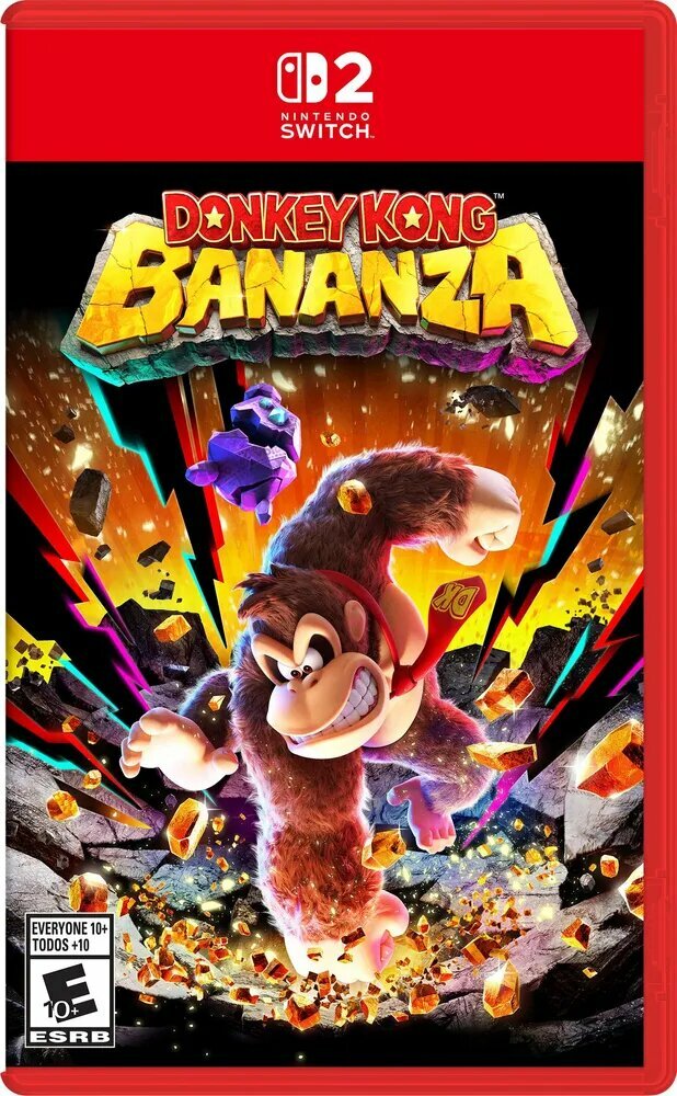 Игра Donkey Kong Bananza, Картридж для Nintendo Switch 2, Поддержка русского языка