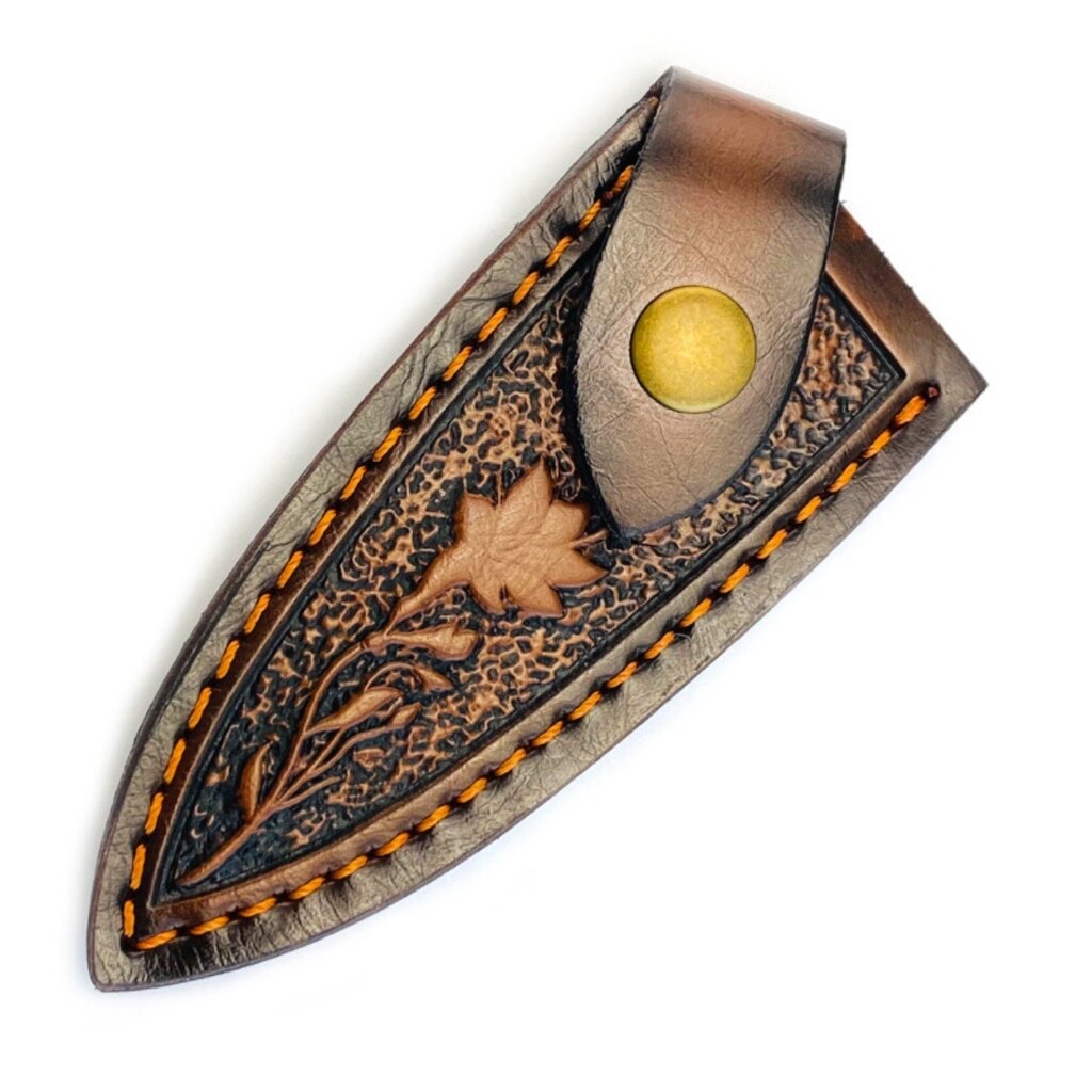 Карманные кожаные ножны ручной работы для ножа