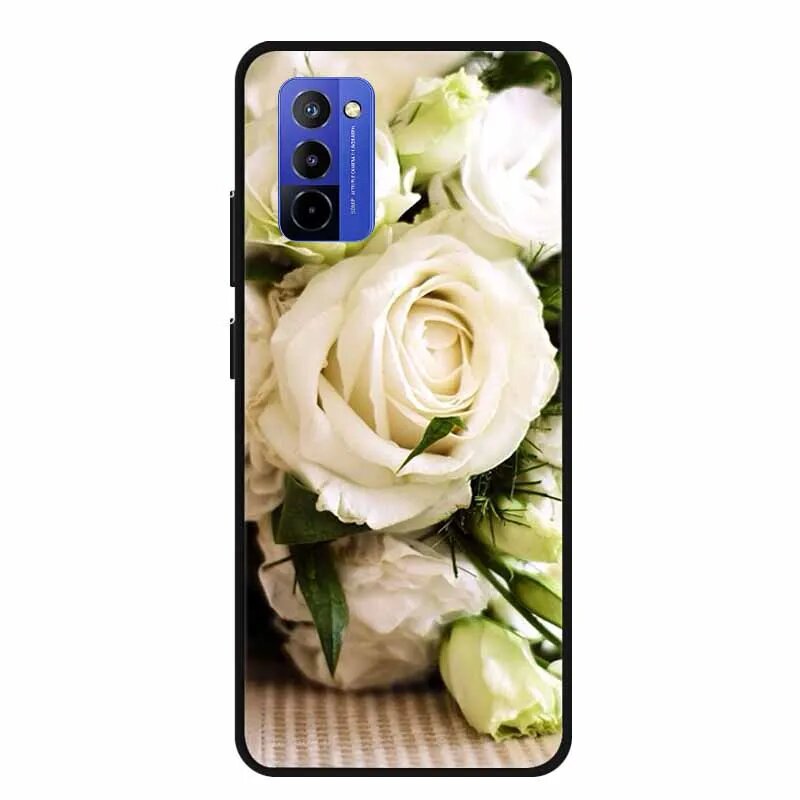 Чехол для телефона Wiko 10, задняя крышка, противоударный черный бампер, силиконовый B06. CH.254