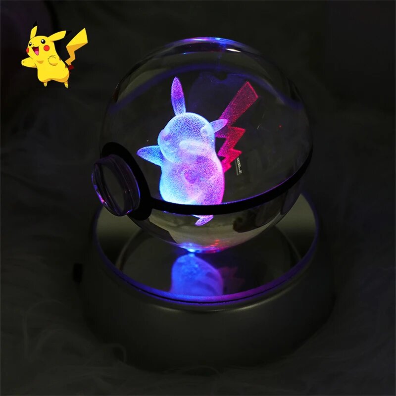 TAKARA TOMY Pokemon 3D Хрустальный шар с подсветкой Pikkka