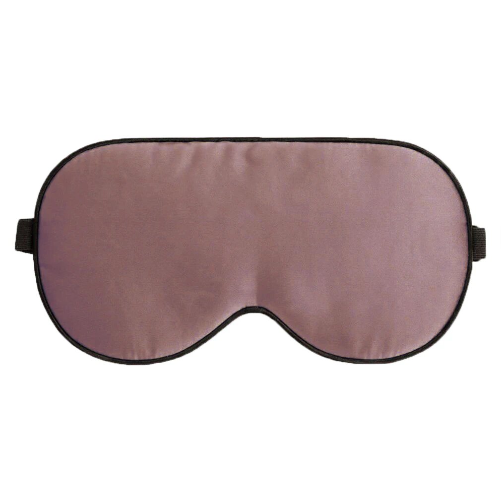 Шелковая маска для сна, большая Cameo Brown