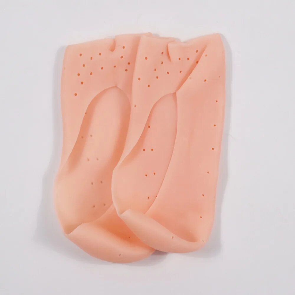 Мягкие силиконовые увлажняющие гелевые носки