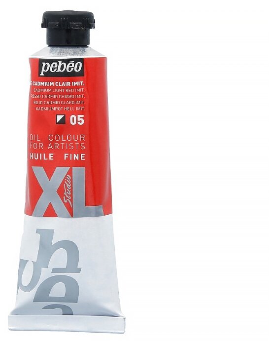 Краски масляные PEBEO XL 37 мл 937005 кадмий светло-красный