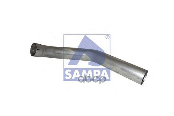 Труба глушителя! выхлопная плечи 450+450 2-изг MAN F2000 18/19/21/23/24/27/28/30/33 94> SAMPA арт. 021196