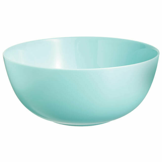 LUMINARC Дивали Лайт салатник стеклянный Тюркуаз 21 см 2,1 л для сервировки