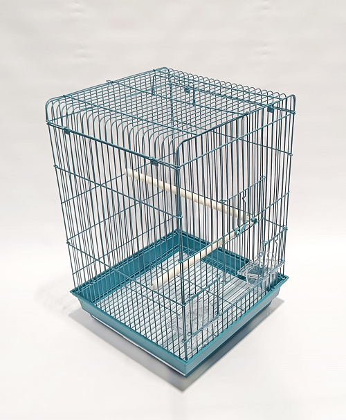 Клетка для птиц Golden cage 1902, размер 40х40х59 см, эмаль, цвет синий
