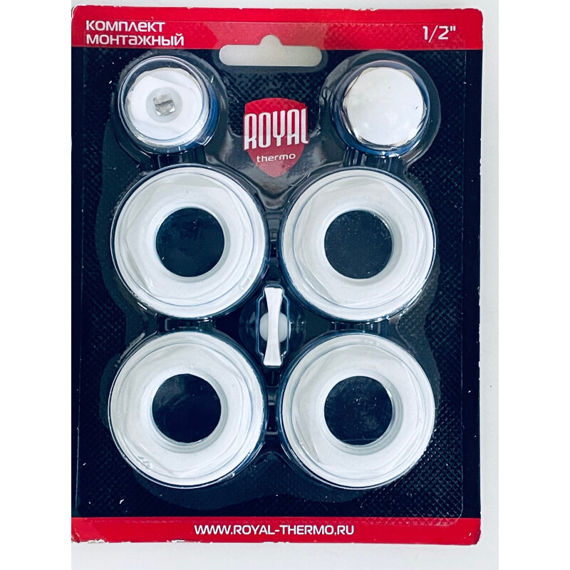 Комплект монтажный Royal Thermo 1”х 1/2" белый, НС-1490685 №1145