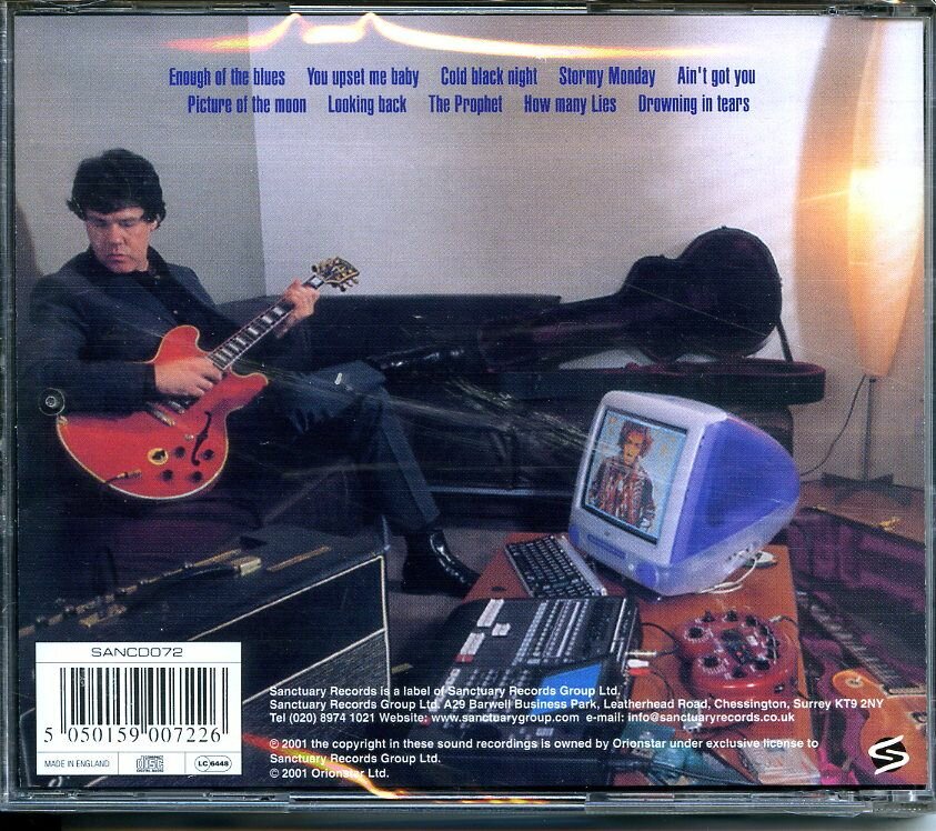 GARY MOORE - Back To The Blues 2001 г. — фото 1