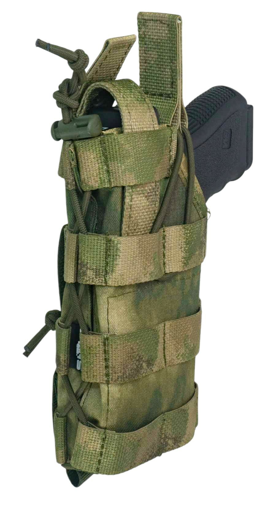 Кобура для пистолета c ЛЦУ/фонарем Strike левая, атакс кордура