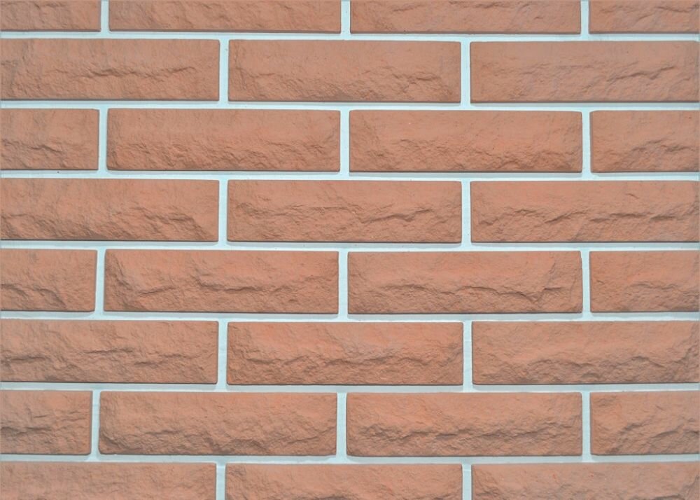 Декоративный Кирпич Русский Камень Каменный Красный Артикул 11.17 Ш25хВ6.5 1м2.