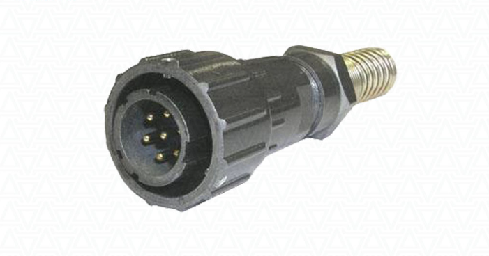 Разъем байонетный быстроразъемный FQ18-7pin TJ-8, вилка Ø18 мм, 3 А