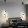Люстра LJHI, LED, 10 Вт, плафон, 40х12х15 см, регулировка цветовой температуры
