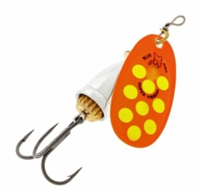 Блесна Vibrax Hot Pepper 6 (Blue Fox), вращ, масса 18гр - FRY