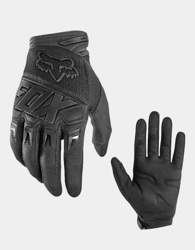 Мотоперчатки для мотокросса эндуро питбайка и квадроцикла FOX, Размер L, Цвет черный