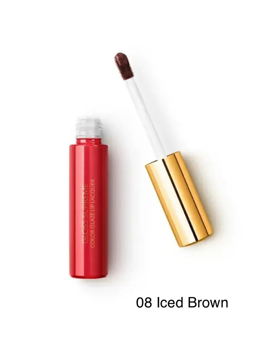 На пике глянца - ЛАК для ГУБ С эффектом "цветной глазури" 08