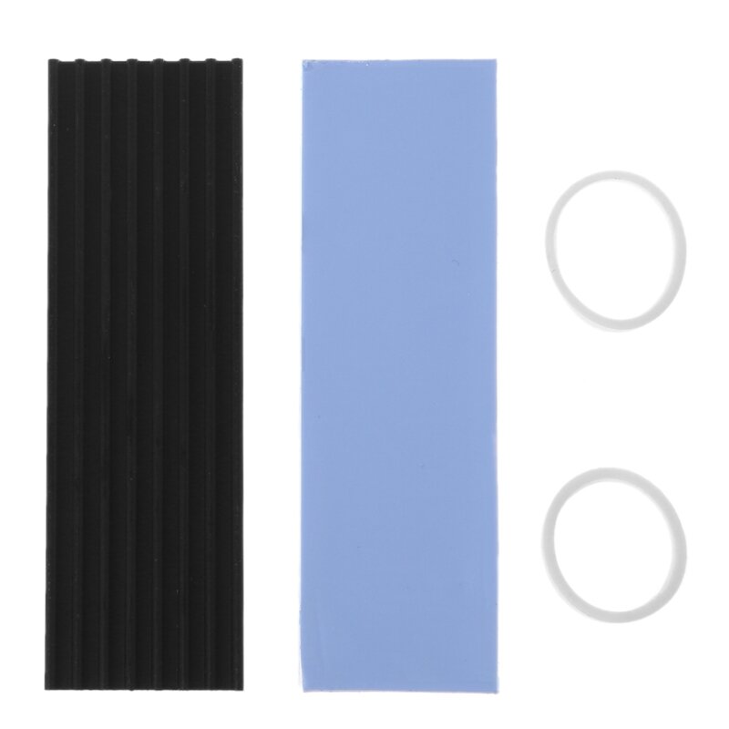 Алюминиевый охлаждающий радиатор, термопрокладки, рассеивающий радиатор, толщина 3 мм для M.2 N80-PCI-E NVME, радиатор SSD