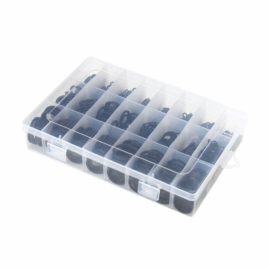 740 шт. комплект уплотнительных колец, 24 размера, набор из нитриловой резины для ремонта автомобиля, крана, сантехнического уплотнения