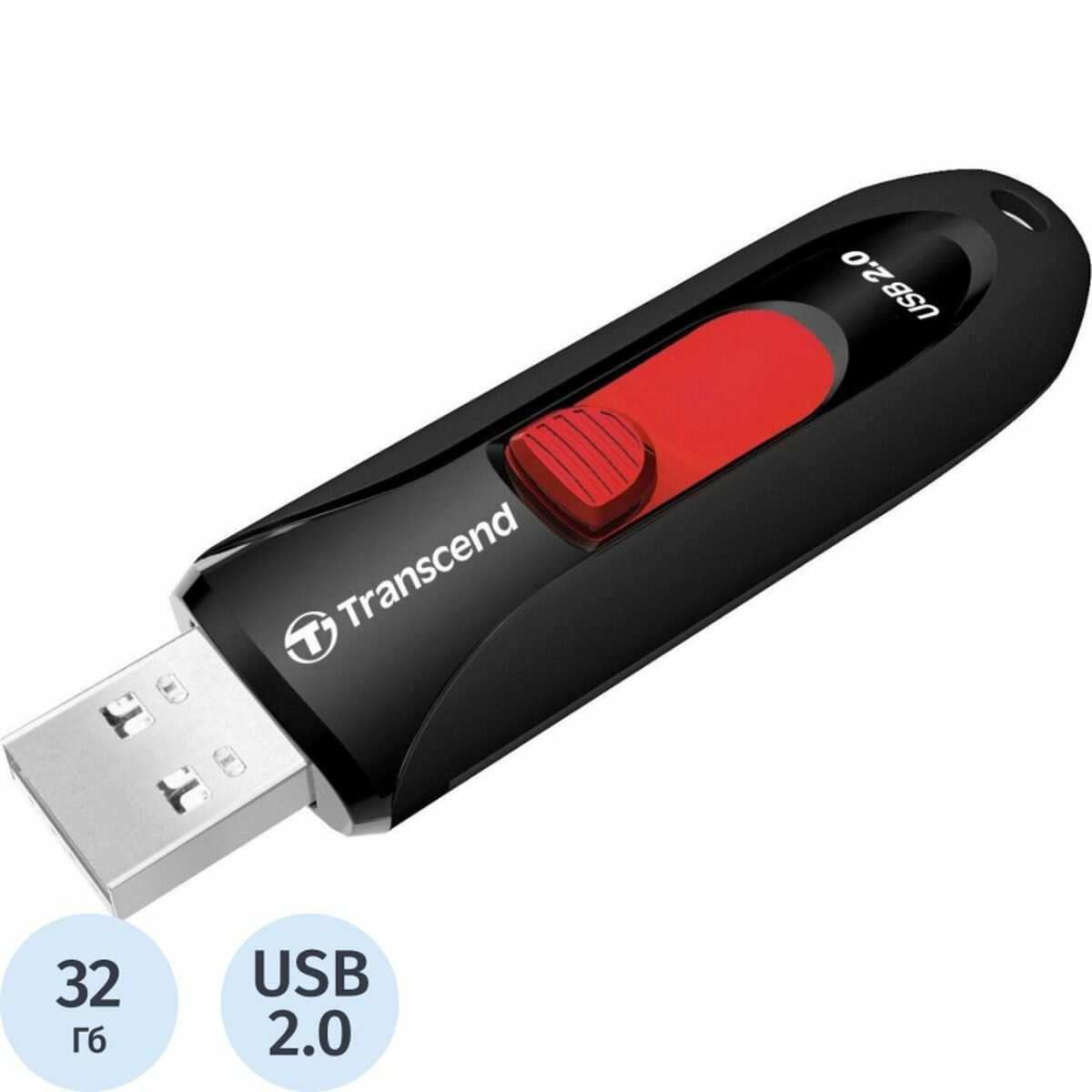 Флеш-память USB 32Gb Transcend Jetflash 590, черный (TS32GJF590K)