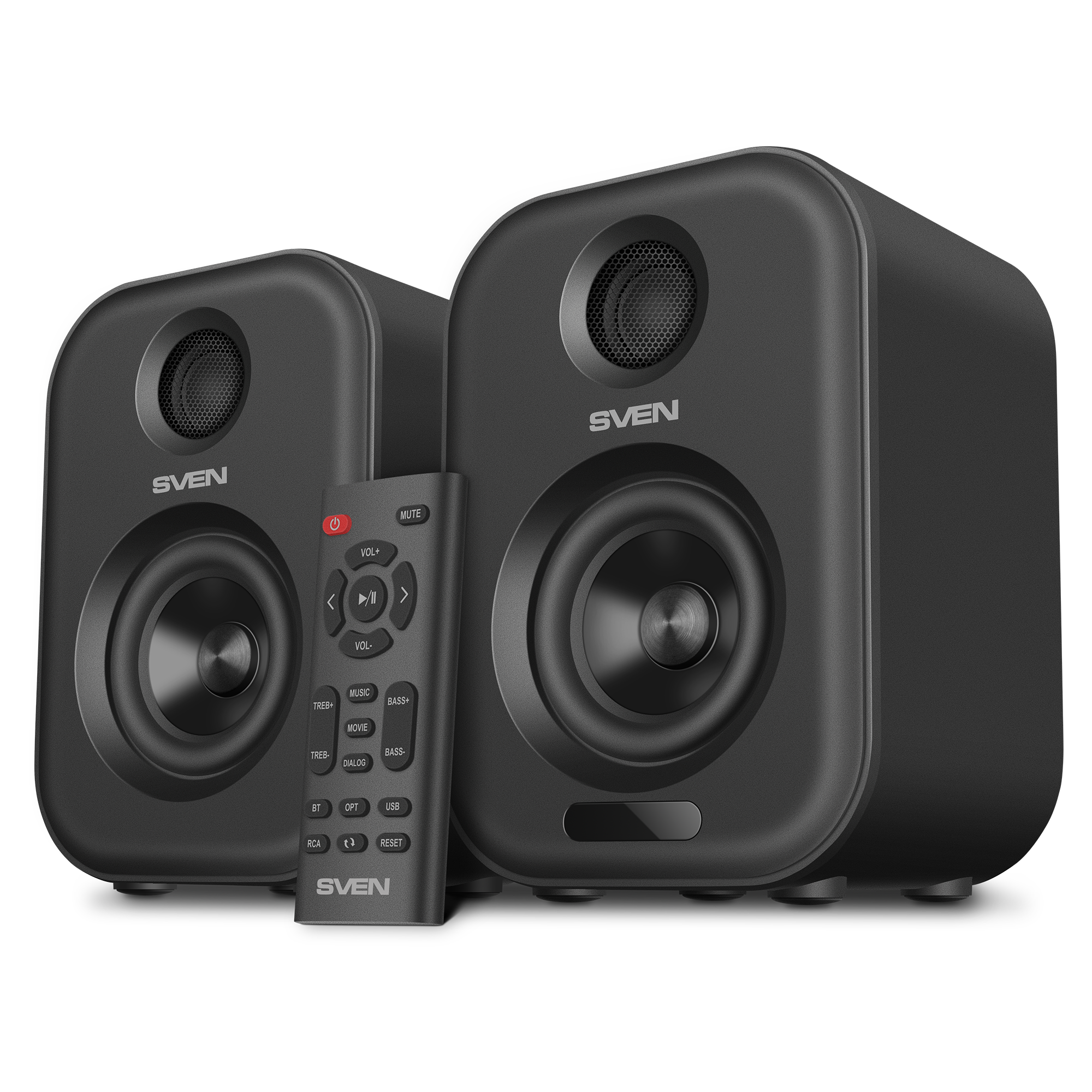 Акустика SVEN MC-5, полочная, беспроводное подключение, пульт ДУ