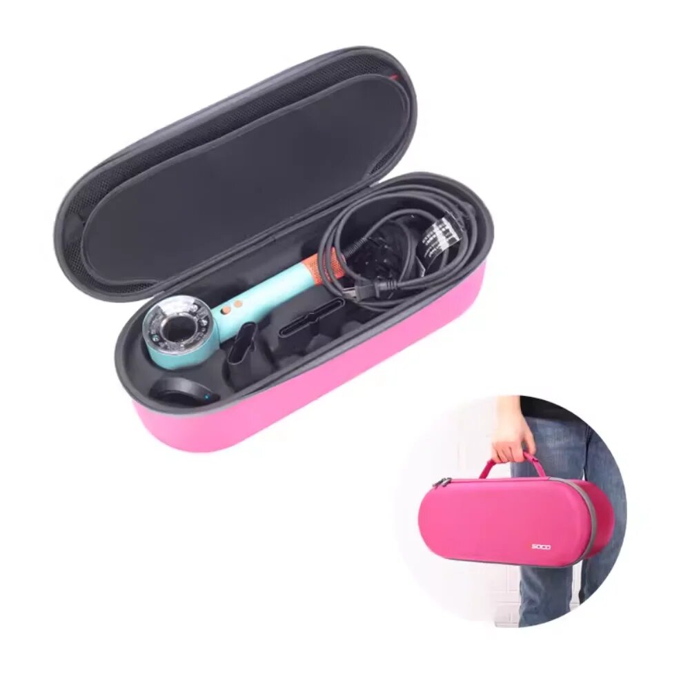 Жесткий кейс для Dyson Supersonic HD16 Розовый