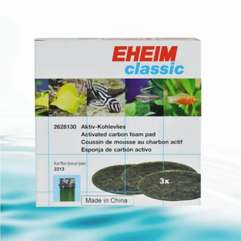 EHEIM Classic Activated Carbon Foam Pad 2628130, 3шт